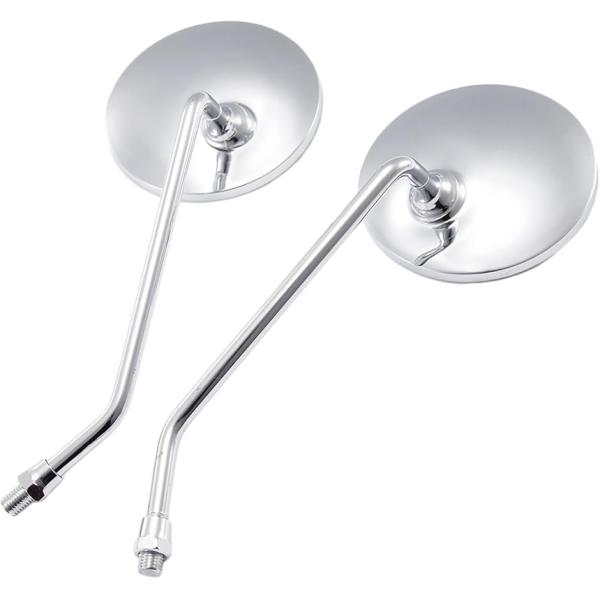 バリエーションコード : 2BJR6SV3XD・特徴： Dio や TODAY トゥデイ などにご利用できる シンプル で合わせやすい レトロな 丸型 の バイク ミラー 左右 セット ( M8 正ネジ ) です。ミラーを変更するだけで、い...