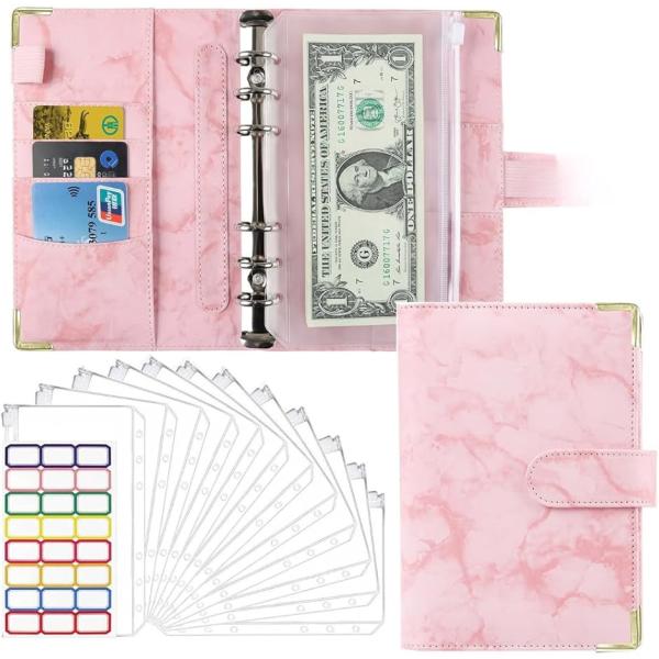 バリエーションコード : 2BJRKLFIKC「大容量予算バインダー」手帳カバー（6穴リングルーズリーフバインダー）、ファスナー付きPVC素材のファイル12枚、ラベル24枚が含まれる。予算管理バインダー一式です。「ラクラク予算管理」月間のお...