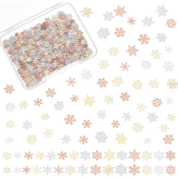 バリエーションコード : 2BJCI4DNJ8雪の結晶のテーマ：雪の結晶をテーマにした特別なネイルデコレーションを、ゴールド、シルバーでご用意しました。きらめくカラーと愛らしいフォルムで、イマジネーションを解き放ち、自分だけのオリジナルクラ...