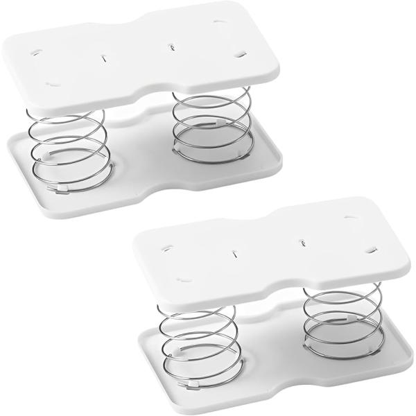 「コンパクトサイズ」ティッシュケースにもすっぽり入る、横12cm・奥行き7.5cmのコンパクトサイズ。小さいサイズのポケットティシュや箱ティッシュまで様々なサイズに対応可能なので便利に使えます。「弾力のあるバネ」ティッシュが底から上に持ち上...