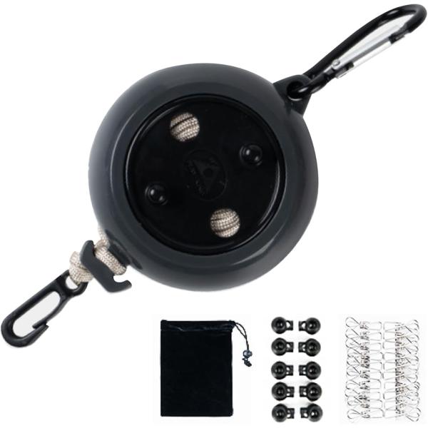 バリエーションコード : 2BJS591S4D「伸縮できる洗濯物干しロープ」屋外、屋内の洗濯物の物干しに「回転収納」 試用したい時にロープを引っ張るだけ クルクルまいてコンパクトに収納できるのでロープがぐちゃぐちゃになることがありません。「...