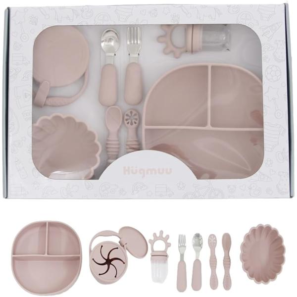 バリエーションコード : 2BJS8OXQ1O「シンプルな5種展開」Hugmuu人気商品の食器セットと同じカラーリング。シンプルで落ち着いた色の商品です。「プレート」３つに分かれており綺麗に盛り付けが可能です。丸みのある四角でかわいらしいデ...