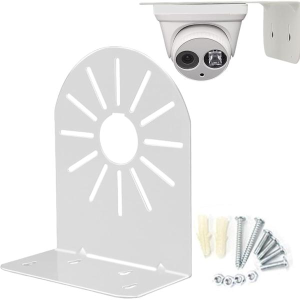 「ドーム型防犯カメラのための取り付け金具セット」ドーム型防犯カメラの取り付けに最適な取り付け金具セットです。360°監視環境を構築してセキュリティ対策を万全に。「耐久性のあるスチール製カメラマウント」耐久性のあるスチール製のL字型カメラマウ...