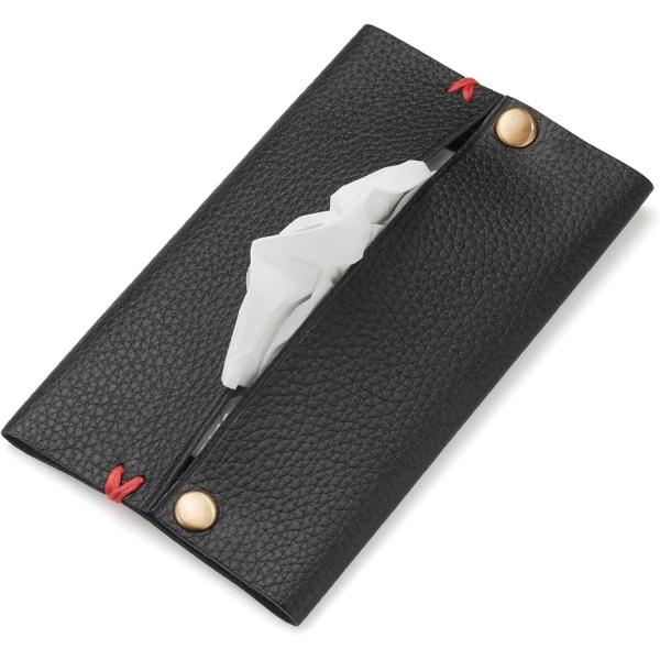 バリエーションコード : 2BJS82VVFI「オール本革／革製ポケットティッシュケース」表面にシボ加工がある牛革シュリンクレザーを採用。埃などが付きにくく傷も目立ちにくいため、耐久性を含め長くご使用いただけます。「本革証明書取得済」一般財...