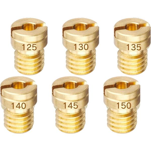 バリエーションコード : 2B2R0RX2W2「メインジェットの番数」ジェットの番数には#125#130#135#140#145#150。合計6個セットです。番数が大きくなれば穴の径も大きくなり、ガソリンを多く供給し、小さくなれば反対になる...