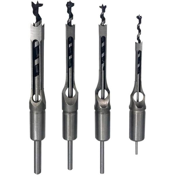 バリエーションコード : 2BJTSI5N9Xv木工や家具、建具製作にてスクエアにあける便利なほぞ穴あけが可能な角穴ドリル(角のみ)のセット商品となっています。汎用性の高いチゼルエッジがある木工用のドリルビットセットです。vお手持ちの電動ド...