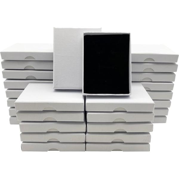 バリエーションコード : 2BJUPVQLV6「嬉しい大容量36個セット」ハンドメイド商品用のパッケージやプレゼント・ギフトボックスとしておすすめ。指輪、ピアス、イヤリング、ネックレス、ブレスレット等の小さめのアクセサリーの収納に便利です。...