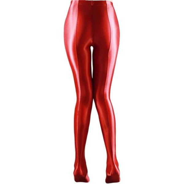 バリエーションコード : 2B2G6UQOKO目を引く光沢感、つるつる感のある伸縮繊維で貴女の美脚を更に美しく。光沢とサラリとした手触りも楽しめる美脚タイツです。全身タイツ、ゼンタイのパーツとしてお使い頂けます。高弾力スパンデックス生地が貴...