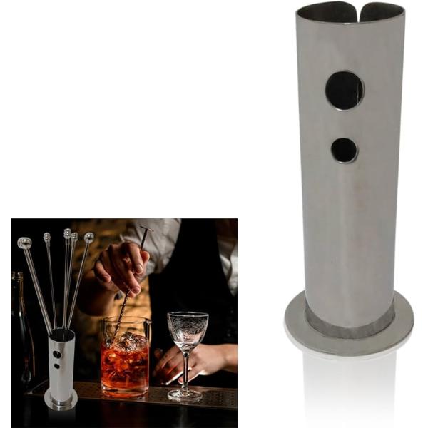 バリエーションコード : 2BJST6CC3C「細見ながら重量感。。スペーススッキリマドラースタンド」数本立てても倒れない。Point.1倒れにくい重量感。秘密は底の設計。長めのバースプーンでも倒れない。デザイン性と安定性の両立。・縦長シル...