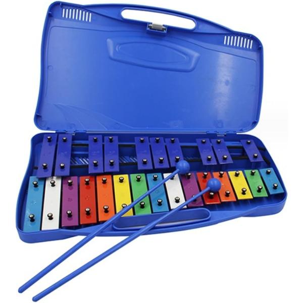 バリエーションコード : 2BJWP5LNVF「25種類の音が出るミニ鉄琴」カラフルで25種類の音が出る持ち運びできる鉄琴です。子供の興味を刺激し、音楽のリズムと才能を促進することが期待できます。「コンパクトでカラフル」コンパクトサイズで持...