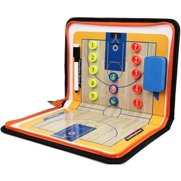 お名前シール付き バスケット 作戦ボードできました。。」 今までの バスケット 作戦ボード で物足りないところはありませんか？ マグネットがなくなる、番号マグネットでは選手名が分からないなどなど。本商品はバスケットコーチがより指導に向き合え...