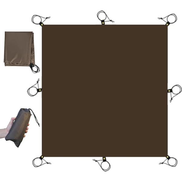 バリエーションコード : 2BJR6KSU2X「厚手の210D生地」テントシートは210Dポリエステルオックスフォード素材を採用することで耐摩耗性や耐久性を向上。防水性と耐久性を兼ね備えたグランドシートです。「両面防水加工」グランドシートに...