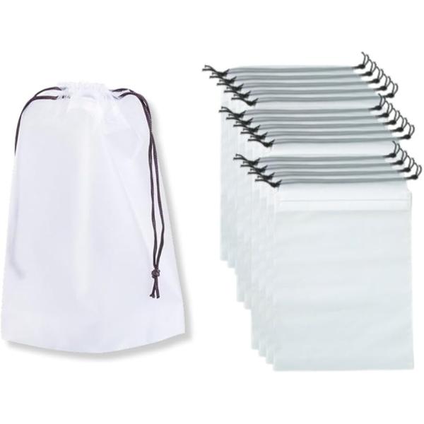 バリエーションコード : 2BJX1KH51T「多用途な収納袋」使いやすいサイズ、使いやすい機能性を持ち、シューズバッグやトラベルポーチ、スイミングバッグやジム用バッグなど、幅広い用途でお使いいただけます。15枚セットでお届けしますので、た...