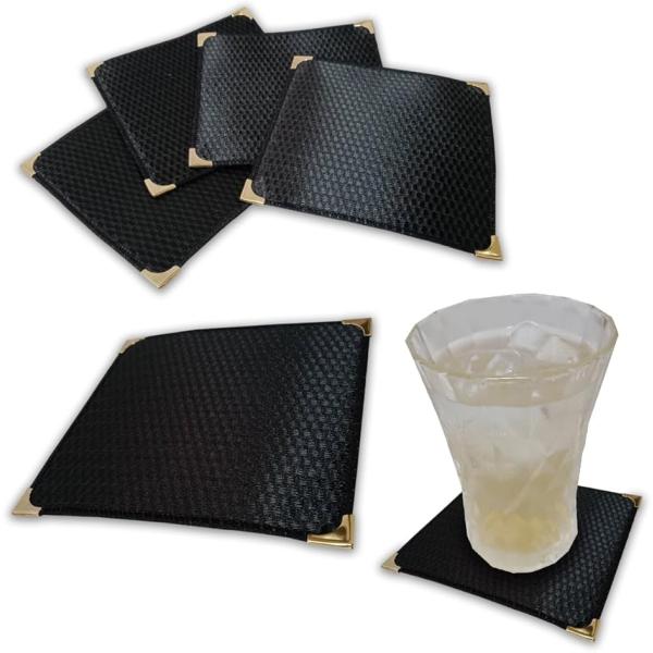 バリエーションコード : 2BJNF6QL8D「スナック，ラウンジ，キャバクラ，で使える高級感のあるコースター」見た目はシンプルでなおかつ高級感のあるコースターです。洗練されたカラーリングが夜のお店の華やかさを演出します。日本の職人により一...