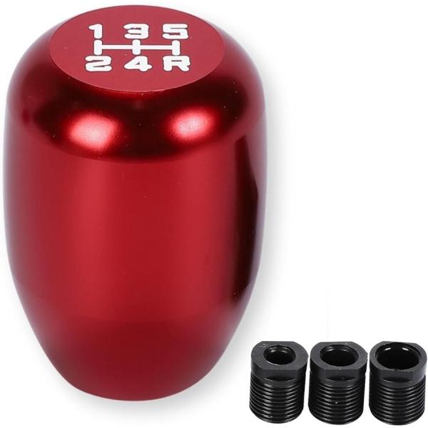 バリエーションコード : 2BJXWQK152独自のスタイリングが叶うアルミシフトノブ。MT車の5速パターンに対応しており、5速マニュアル一般的なシフトパターン（Rリバースが右下）の刻印があります。カラーは5色（黒、赤、青、シルバー、紫）を...