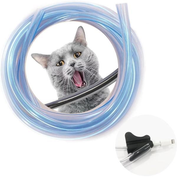 バリエーションコード : 2B99133J99猫コード噛み防止として厚くて硬めのPVC素材で厚みは2MM程の猫 コードカバーです。長さは6M/本で犬、猫、ウサギなどの感電保護としてコード保護に使われます。ビニールチューブで電気配線やLANケ...