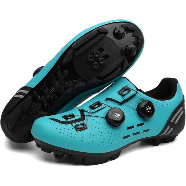 バリエーションコード : 2BJYPF5PL2MTB（マウンテンバイク）用ビンディングシューズは、ペダルとシューズが固定されるため、力を逃がさず、スピードアップに最適。細かいフィッティングに対応した2点止めのワンタッチで調整できるダイヤル式...