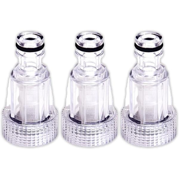 バリエーションコード : 2BJYOF9GQC高圧洗浄機 フィルター 3個セット高圧洗浄機の給水口に取り付けて金属片やゴミの混入を防ぐフィルター 水道 カップリングになります。ポンプに綺麗な水を供給し、高圧洗浄機の故障を防ぐことができます。...