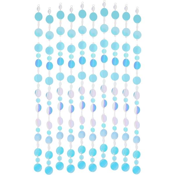 バリエーションコード : 2BKFGWGYD4光の当たる角度によって幻想的な色彩を放つオーロラ仕様の美しい装飾アイテムです。単調な直線ではなく、3cmと5cmという大小異なる丸型のパーツを交互に組み合わせたことで、空間にリズミカルな動きと豊...