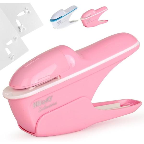 バリエーションコード : 2BR08WFDPS「年間4，700個出荷。針を使わず安全・エコな新世代ホッチキス」金属製の針を一切使用せずに紙を綴じるため、小さなお子様がいるご家庭や学校での工作に最適です。針混入のリスクがなく、食品を扱う現場や...