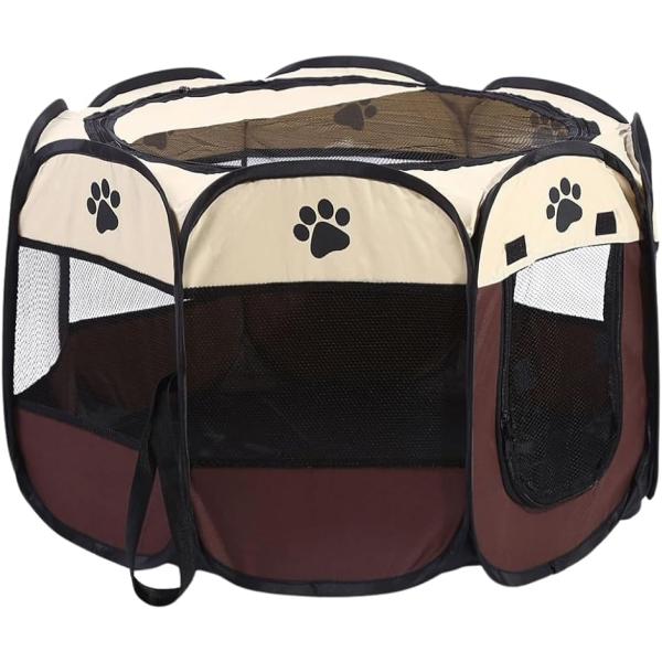 バリエーションコード : 2BR0SF8S3H「頑丈さと耐久性重視」大切な家族を守る高品質設計 頑丈な形状記憶ステンレスフレームを採用したペットサークル。600Dオックスフォード生地を使用しており、噛み癖のある犬や猫でも破れにくく丈夫です。...