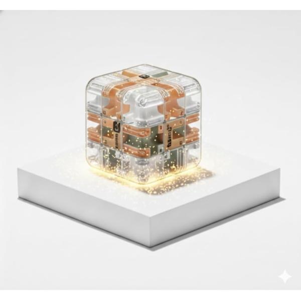 3D立体迷路パズル: 透明なキューブの中で小さなボールを転がしながらゴールを目指す、立体的な迷路パズルゲームです知育効果: 空間認識能力、集中力、問題解決能力を育成し、指先の器用さを鍛える脳トレおもちゃとして最適です対象年齢: 6歳以上の男...