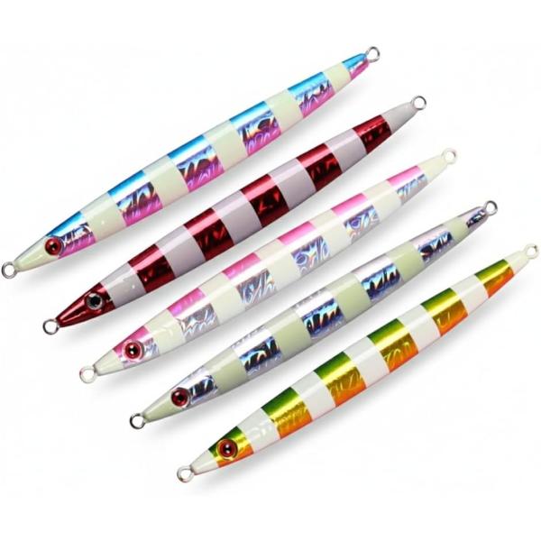 バリエーションコード : 2BR0UC3YWN「風切り遠投」空気抵抗を抑えた細長ボディがキャスト時に安定した弾道を作り、風の影響を受けにくく遠いポイントを広く探れます。堤防・磯・サーフのロングキャストに活躍します。狙ったコースに送り込みやす...