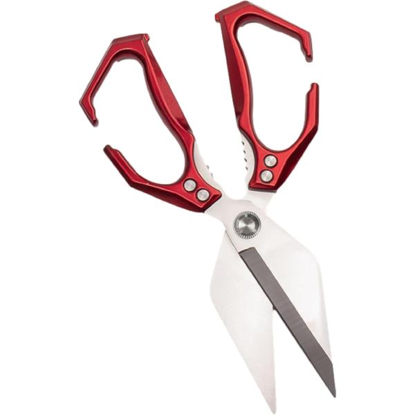 大型のはさみ、多用途に使える鬼ハサミです。コピー用紙なら20枚重ねてカットできます。タイルカーペットやクッションフロアー、長尺シートなどの厚物をカットできます。園芸、果実の収穫、盆栽などの剪定。アウトドアでの利用。フィッシングはさみで魚を〆...