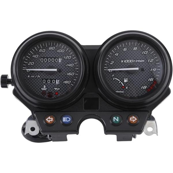 ホンダ車用 ホーネット250 2000〜2005 スピード メーター ユニット カーボンパネル 社外品になります。適合車種：ホンダ ホーネット250 2000〜2005　カプラーピン数：5ピン/5ピン　パネルカラー：カーボン調　本体カラー：...