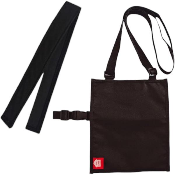 バリエーションコード : 2BR3P5WUPL尿道カテーテル対応の尿袋収納カバーです。尿袋を外から覆うことで外出時の見た目に配慮できます。防水性のあるオックスフォード生地を使用し、汚れにも対応。ストラップは長さ調整が可能で、体格や装着位置に...