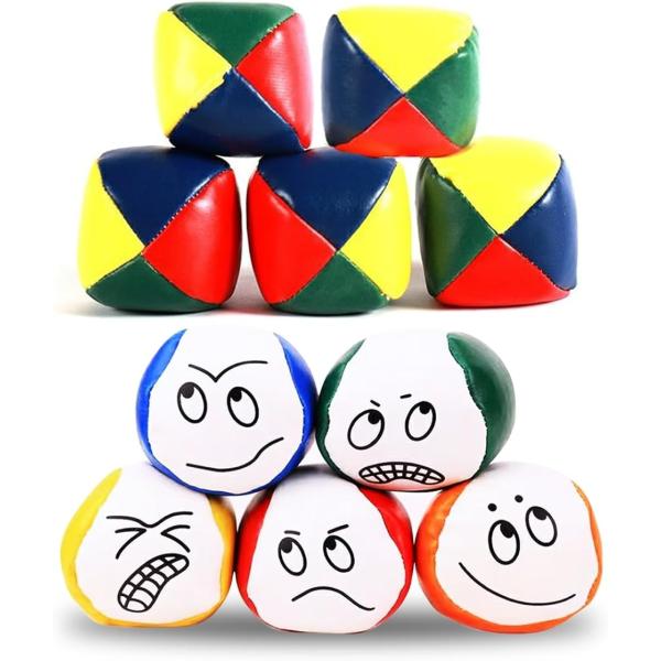 バリエーションコード : 2BR4041WGY「初心者でも始めやすいジャグリングセット」 これからジャグリングやお手玉に挑戦したい方に向けた、扱いやすさを重視したジャグリングボールセットです。5cmサイズ・約50gの設計により、投げたときの...