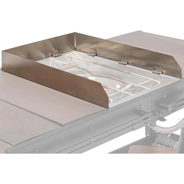 バリエーションコード : 2BR45L3VFO「風に弱いフラットバーナーをしっかり風防」 屋外で影響を受けやすい風から炎をガード。火力の安定・調理時間の短縮に貢献します。「マグネット式で簡単脱着」 フラットバーナー本体にくっつけるだけ。工具...