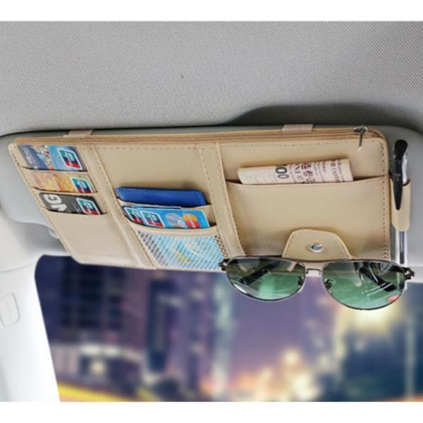 バリエーションコード : 2BR635UOS8コンパクトで取り出しやすい便利な車用カードホルダーです。カードだけではなく眼鏡やペンも同時収納可能。取り付けも簡単、工具不要でクリップをサンバイザーにゴムを引っ掛けるだけ。あなたの愛車の必須アイ...