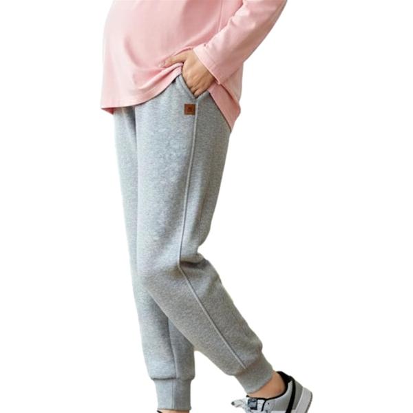 バリエーションコード : 2BR6FHVOIC脱着しやすく動きやすいスエットパンツ「らくちんウエストゴム（サイズ調節可能のアジャスター付き）」お腹の大きさに合わせてお腹周りをフィット・マタニティからリラックスできるルームウエアにも・幅広い年...