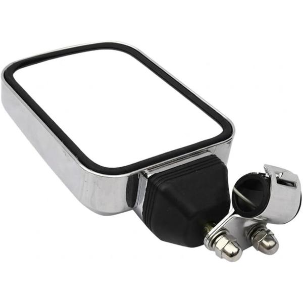 「視野拡大・死角防止」トラックの死角や巻き込み事故防止に最適な角型バックショットミラーです。クロームメッキ仕様でデザイン性と機能性を両立し、安全性を高めつつ車体のカスタムにも貢献します。「高品質な素材」本体はABS樹脂製にクロームメッキ加工...