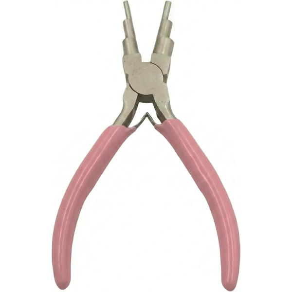 バリエーションコード : 2BR9ONCIOU「1本で6サイズの輪作り」 先端が2mm/3mm/5mm/6mm/7mm/9mmの6段階ステップになっており、用途に合わせて均一な大きさのループを正確に作成できます。「高精度なカーボン鋼を採用」...