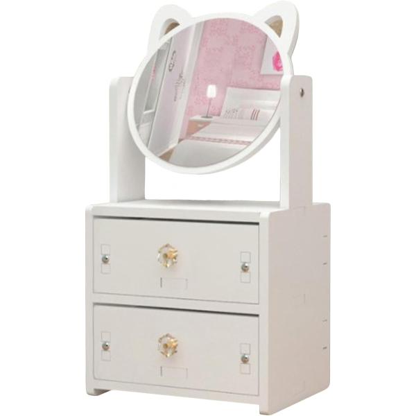 バリエーションコード : 2BR6R1RV26女の子の “かわいい” を叶える子供向けドレッサー。木の温もりが優しい木製メイク台で、女の子の毎日の遊びがさらに楽しくなる子供用鏡台セット。おしゃれが好きな子どもにぴったりのドレッサー。コンパク...