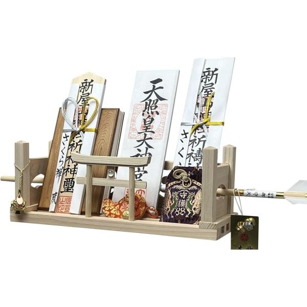 バリエーションコード : 2BR8NGRDXU「用途多彩な万能モダン神棚（壁掛け・据え置き兼用）」神社やお寺から授与された御札やご朱印帳、御守や破魔矢などの保管場所って・・なかなか良い所がありませんよね。？そんな多くのお悩みの声から誕生した...