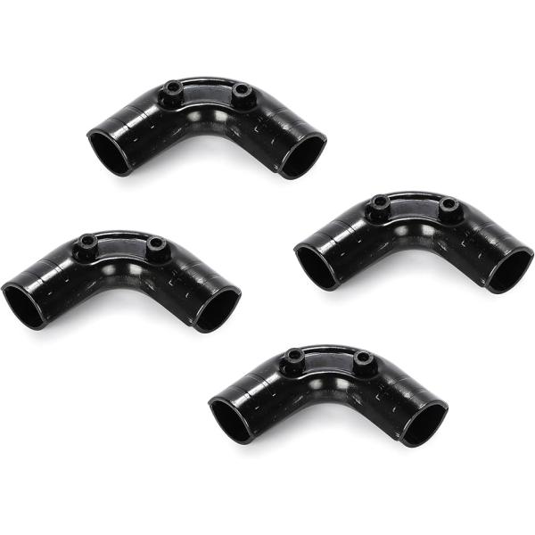 HJ16 90° イレクターパイプ アタッチメント メタルジョイント 純正 互換品 です。組み立てやすい構造で、付属 M6 ボルト を締めるだけで簡単に取り付け可能で、DIY棚・ 車内 ラック ・ 作業台 など 幅広い用途に最適です。「適合...