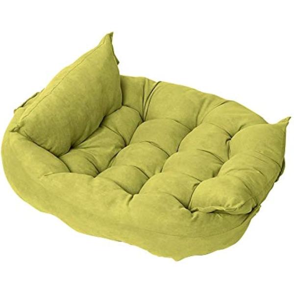 バリエーションコード : 2BR83X290J多機能なこの犬猫用ベッドは、両サイドのボタンを止めることで、囲まれたふわふわのベッドのような状態に変形します。このデザインは、愛犬・愛猫に安心感を与え、包まれることでよりリラックスした状態で眠る...