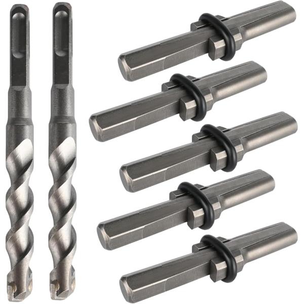 バリエーションコード : 2BR96HWH1L「効率的な石割」石やコンクリートを効率よく割ることが可能な16mmのセリ矢5本と専用ドリル2本のセットです。摩耗や変形に強く、長い期間、ご愛用いただくことが可能です。「初心者でも扱いやすい」石割...