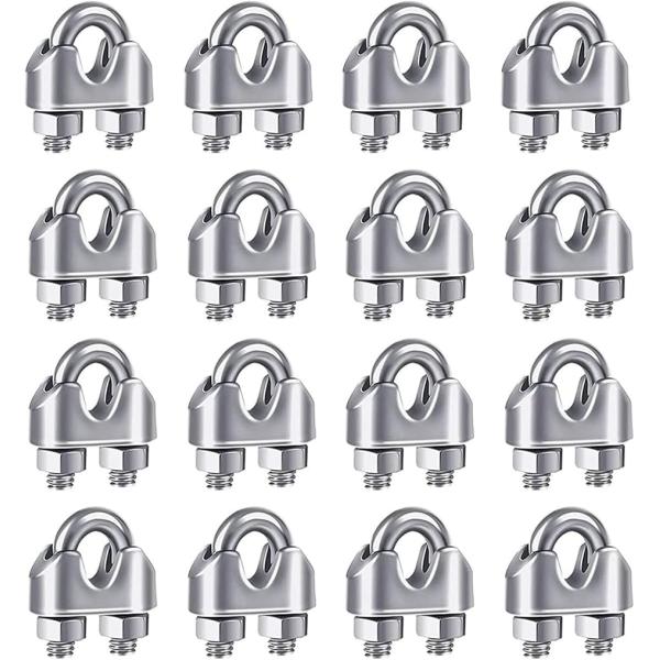 バリエーションコード : 2BRXY2TYS0「ワイヤークリップ 8mm」複数のワイヤースリングファスナーコンポーネントをバインドし、クランプによって複数のワイヤーロープをまとめることができます。ワイヤーロープの端末加工に使用できます。