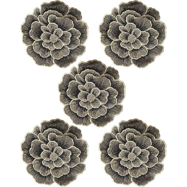 バリエーションコード : 2BUPPG56OK「華やかで上品な牡丹型デザイン」 繊細な花柄とゴールドの縁取りが美しい牡丹型ランチョンマットは、食卓を一瞬で華やかな印象に仕上げます。和洋どちらのテーブルコーディネートにもマッチし、日常使いから...