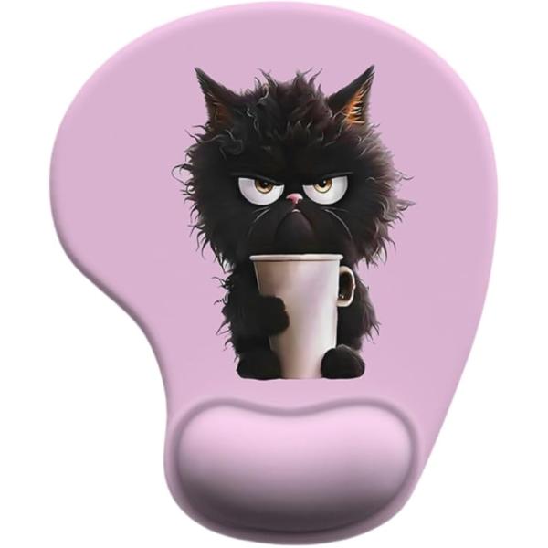 バリエーションコード : 2BRCSRDJHV仕様1：手首を支える立体リストレスト構造 猫型デザインのマウスパッドに、立体的なリストレストを一体化。手首を自然な位置に保ちやすい形状で、デスクワーク時の姿勢をサポートします。低反発素材を使用し...