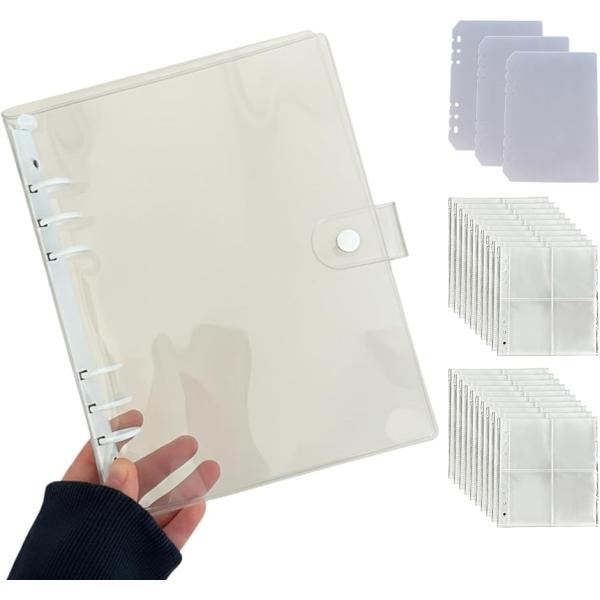 バリエーションコード : 2BRD3CQTSO「クリアでおしゃれな透明デザインと推し活に最適な仕様」シール帳は、中身が一目で確認できる高透明なクリアデザインを採用しています。お気に入りのシールやプリクラ、推しのフォトカードを美しくディスプレ...