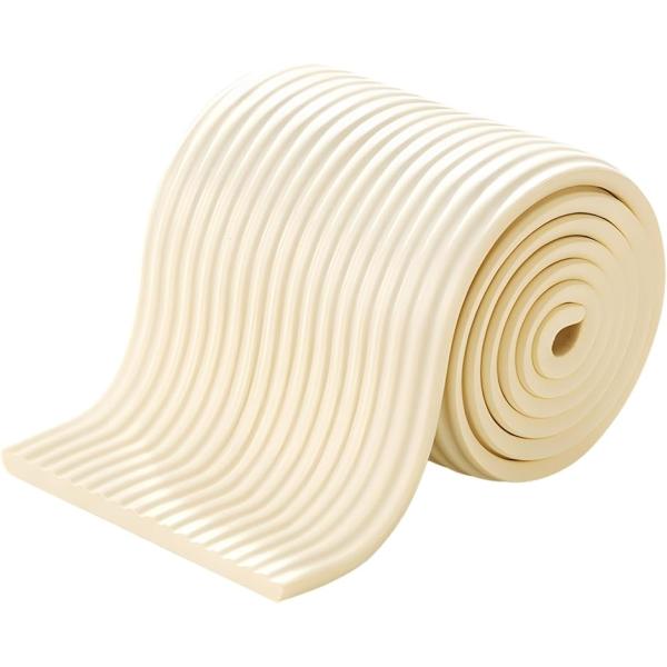 バリエーションコード : 2BRDYS1S66「空間になじむ、ぶつかり対策の新定番」 角や家具の縁に沿って貼るコーナーガード発想のウォールクッションテープです。波型タイプのデザインで、家の中の出っ張りを目立たない印象に整えます。白やグレーと...