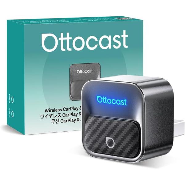 「有線 CarPlay / Android Auto を簡単ワイヤレス化」Ottocast Mini Core（オットキャスト ミニ コア）は、純正の有線 Apple CarPlay・Android Auto 対応車両を、スマートにワイヤレ...