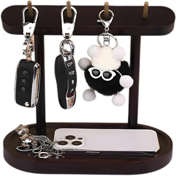 バリエーションコード : 2BRDVXW0VL「いろんな鍵をまとめて収納できる多機能キーフック」SakuraLovely8のキースタンドは、家や車の鍵、スマートキーなど、毎日使う大切な鍵を複数をまとめて掛けられる実用的な設計です。高さ21c...