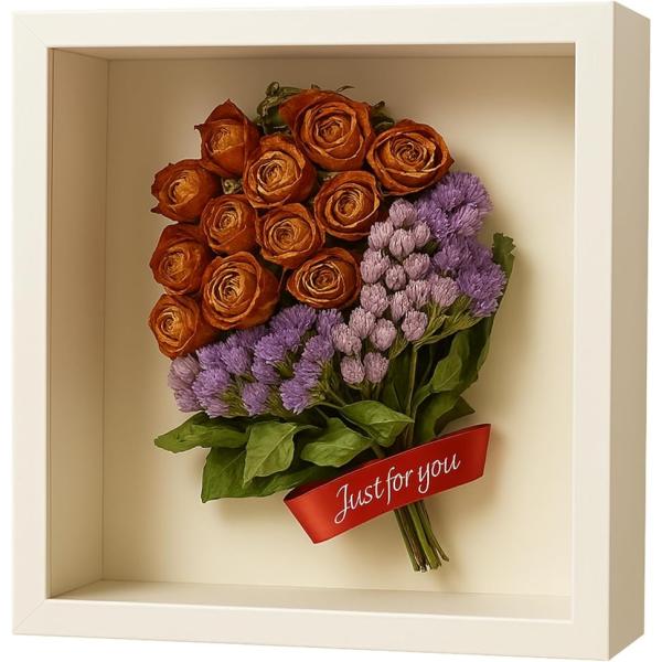 バリエーションコード : 2BRDCTCKCN「思い出を美しく守り抜く奥行きのある立体展示」SakuraLovely8のボックスフレームは、最大5cmの内寸深さを備えた中空構造により、平面の写真だけでなく厚みのある記念品や立体アートを美しく...