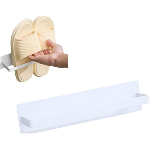 バリエーションコード : 2BRF56G402「浮かせて整頓」床に置きがちなスリッパを壁面に“浮かせて”収納。床置きと比べて、掃除のときに掃除機やモップが引っ掛からず快適。玄関や脱衣所の動線をすっきり保て、日々の片付けが短時間で完了。「工具...